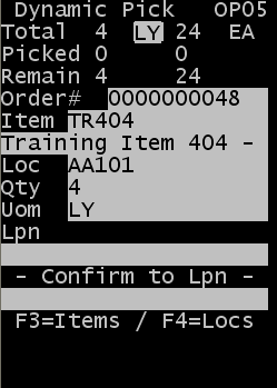 Performing dynamic picking for layer quantities