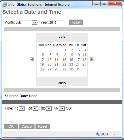 Using the Calendar feature