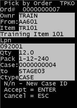 Performing a cluster pick
