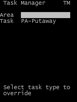Completing an RF-directed putaway for multiple pallets