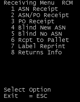 Receiving returns using an RF device