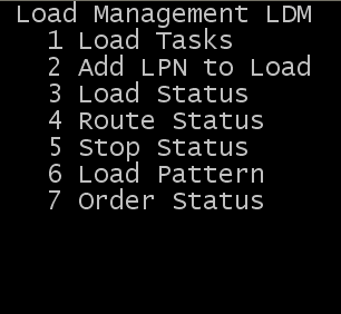 Viewing Load Status by Load
